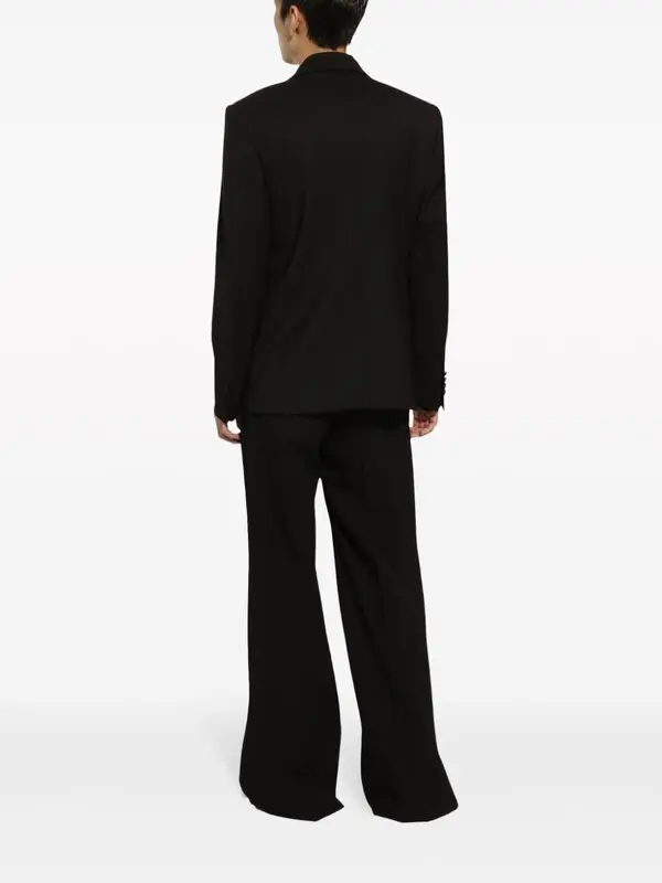 Dolce & Gabbana Floral-appliqué Single-breasted Suit