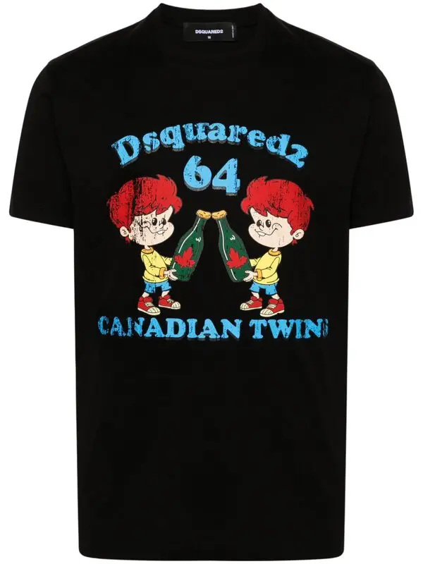 Dsquared2 Cool Fit Cotton T-shirt - Black