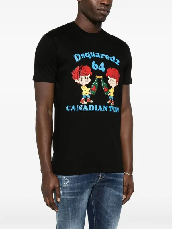 Dsquared2 Cool Fit Cotton T-shirt - Black