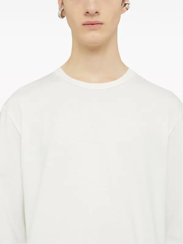 JIL SANDER Logo-print Long-sleeve T-shirt - White