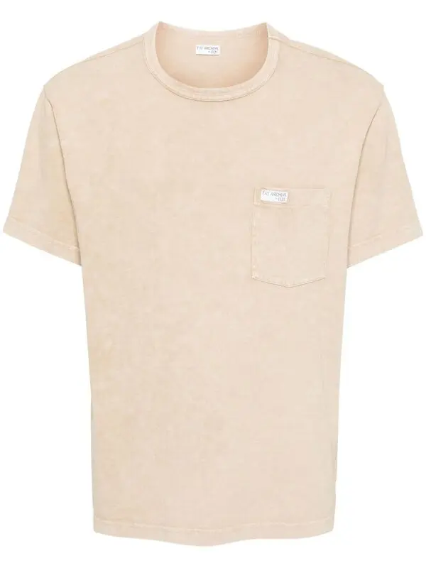 FAY Logo-appliqué Cotton T-shirt