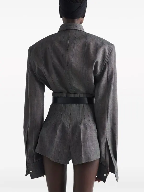 Prada Single-breasted Pinstripe Jacket