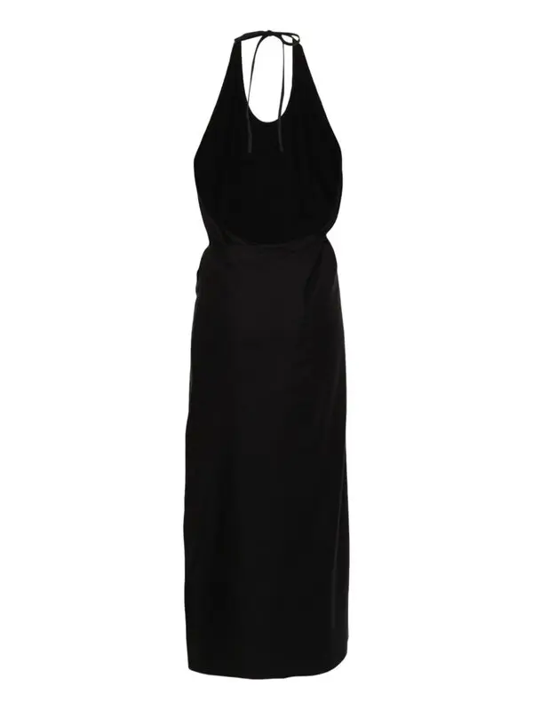 BASERANGE Apron Silk Wrap Dress