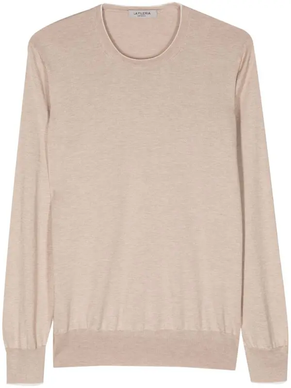 FILERIA Fine-knit Jumper - Neutrals