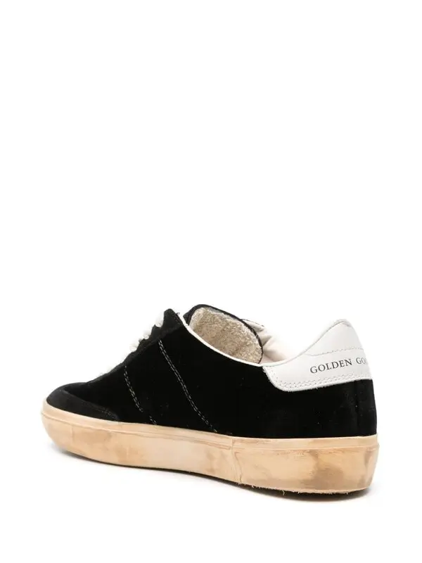 GOLDEN GOOSE Soul-star Velvet Sneakers - Black