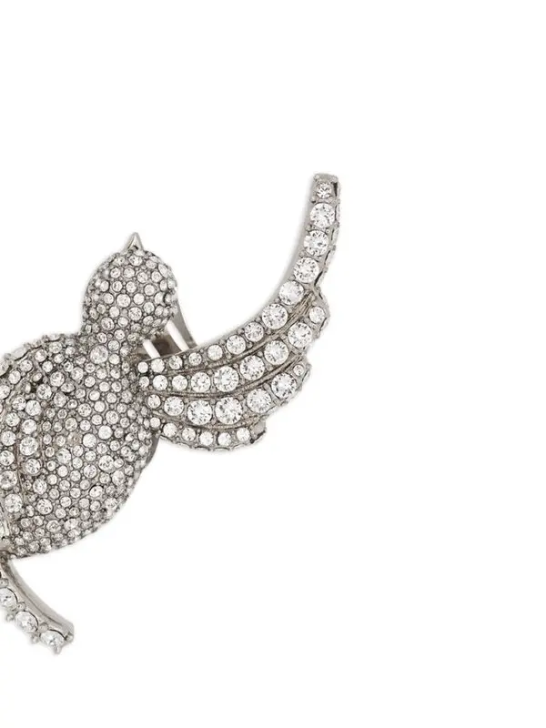 Balmain Swallow Rhinestone Earrings