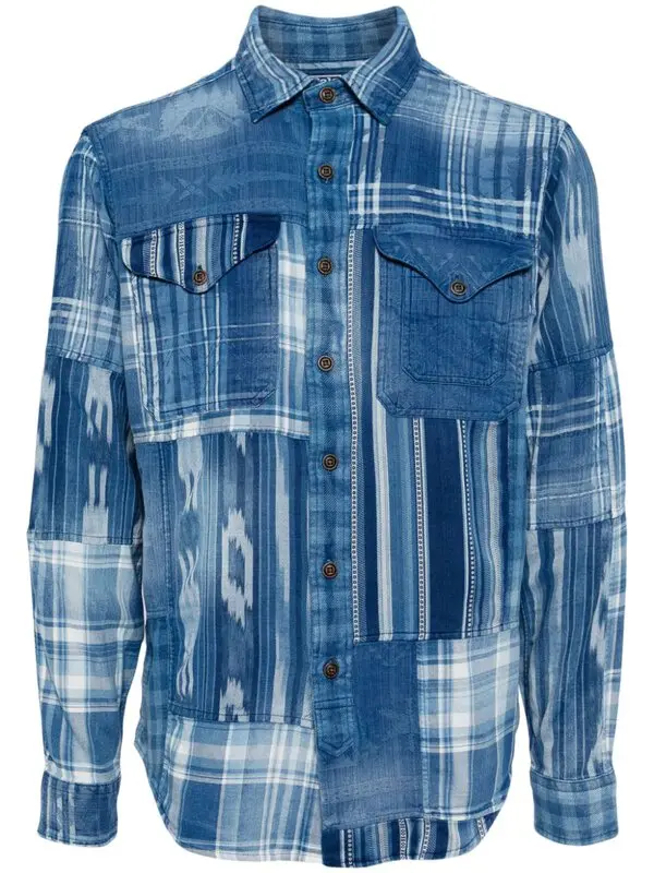 Polo Ralph Lauren Patchwork Long-sleeve Shirt