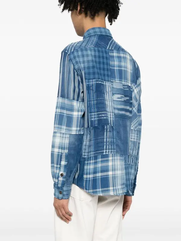 Polo Ralph Lauren Patchwork Long-sleeve Shirt