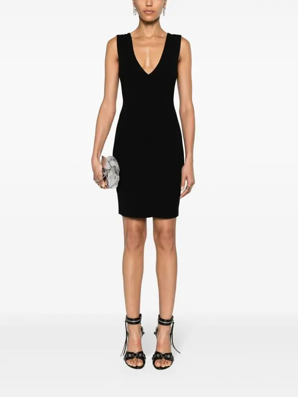 Rick Owens Stretch Knit Tank Dress - Black