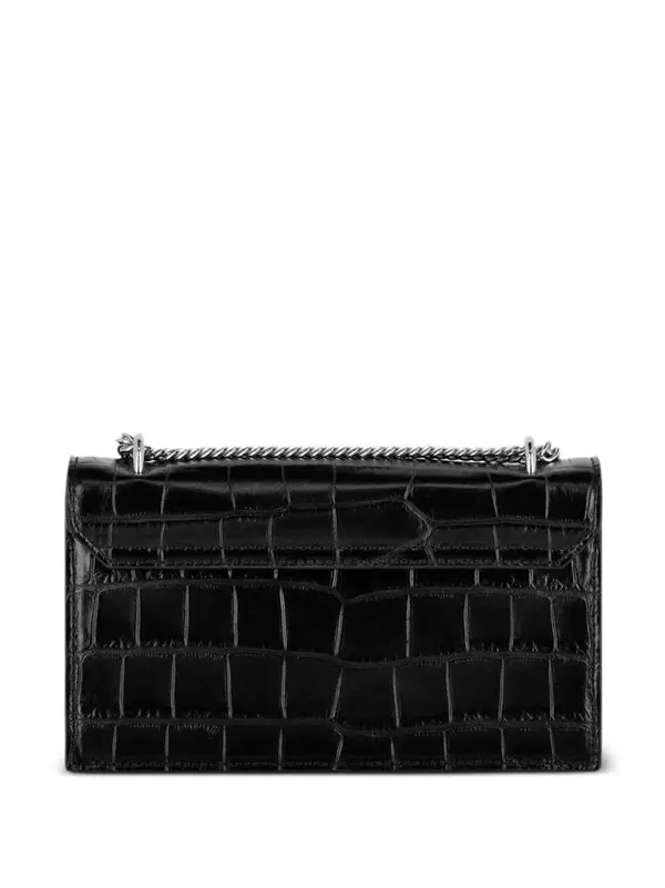 Philipp Plein Small Shoulder Bag With Skull Appliqu - Black