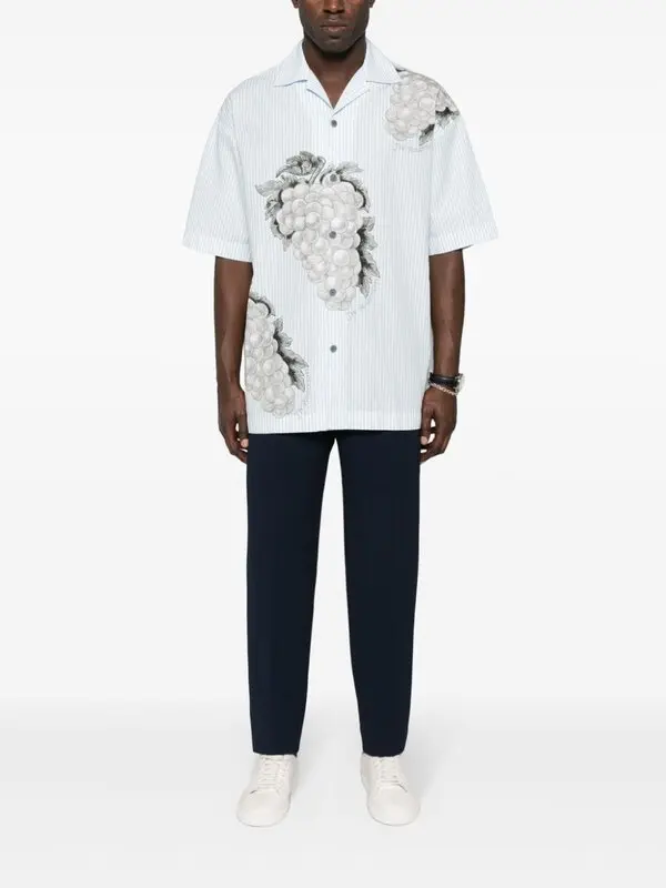 Giorgio Armani Textured Tapered Trousers