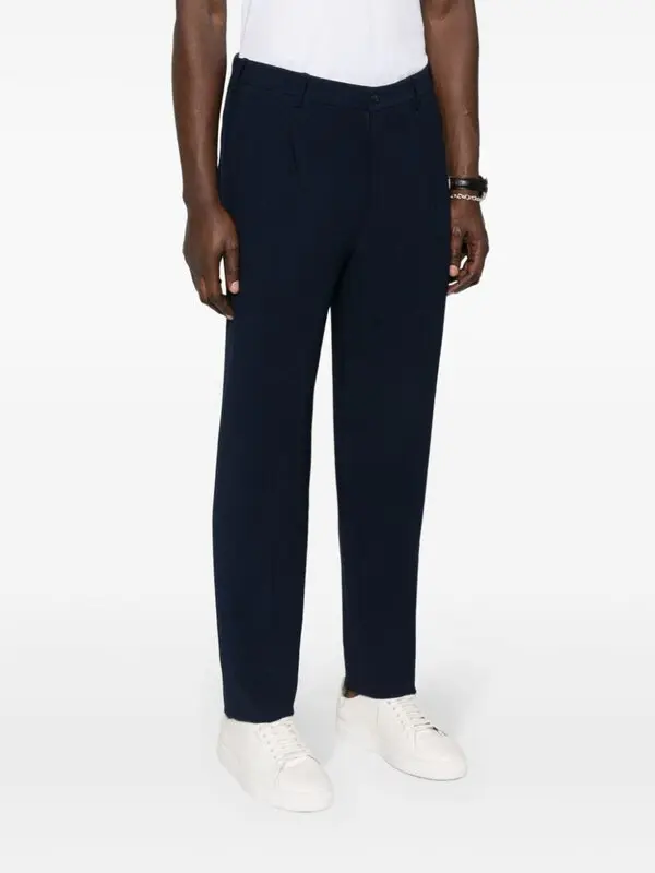 Giorgio Armani Textured Tapered Trousers