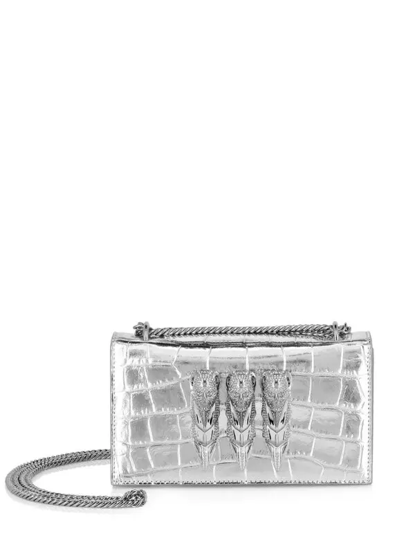 Philipp Plein Croc Effect Shoulder Bag