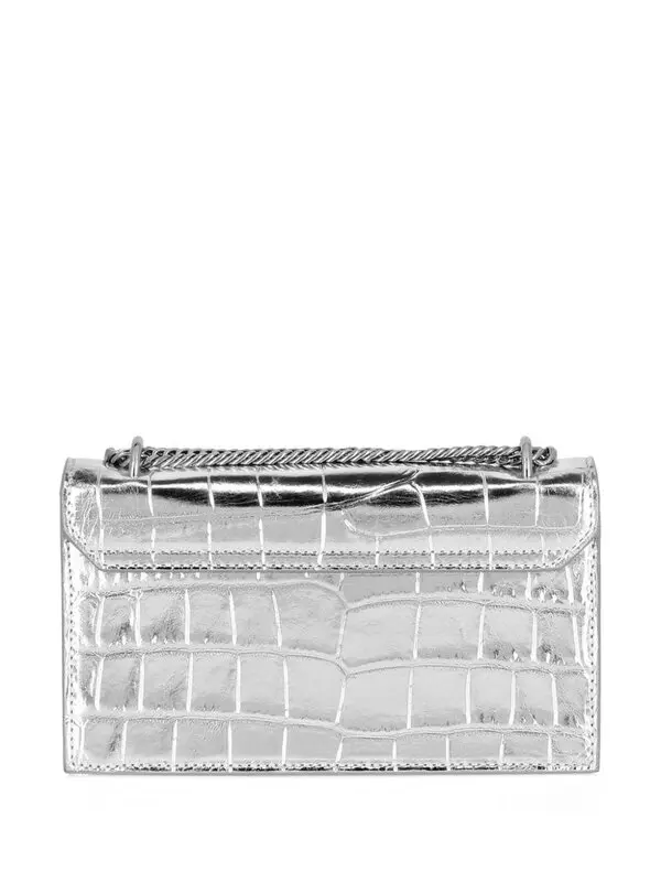 Philipp Plein Croc Effect Shoulder Bag