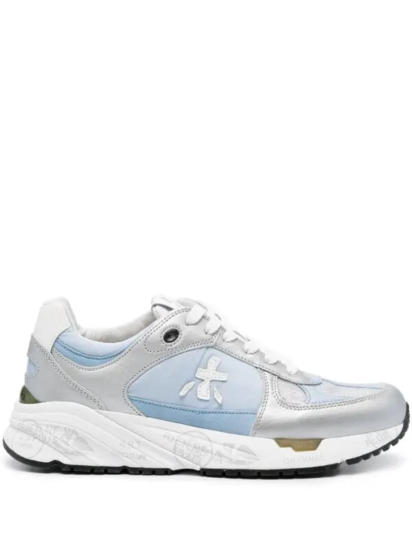 Premiata Mased Leather Sneakers - Blue
