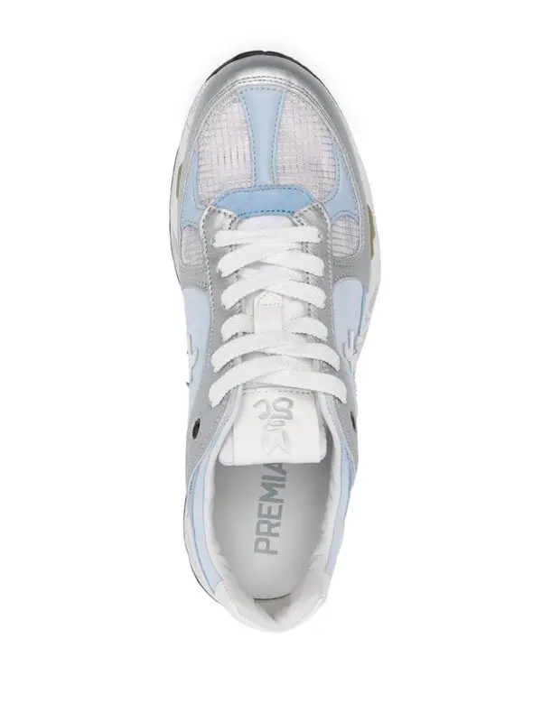 Premiata Mased Leather Sneakers - Blue