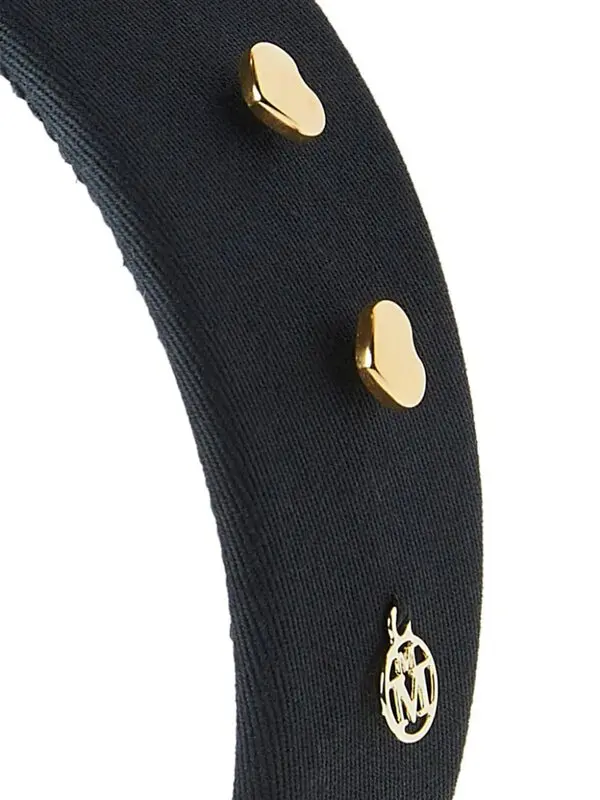 MAISON MICHEL Miwa Heart-studded Headband