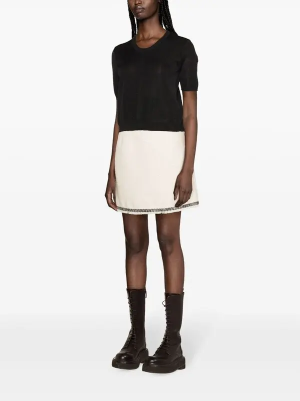 Moncler Logo-patch Short-sleeve Jumper