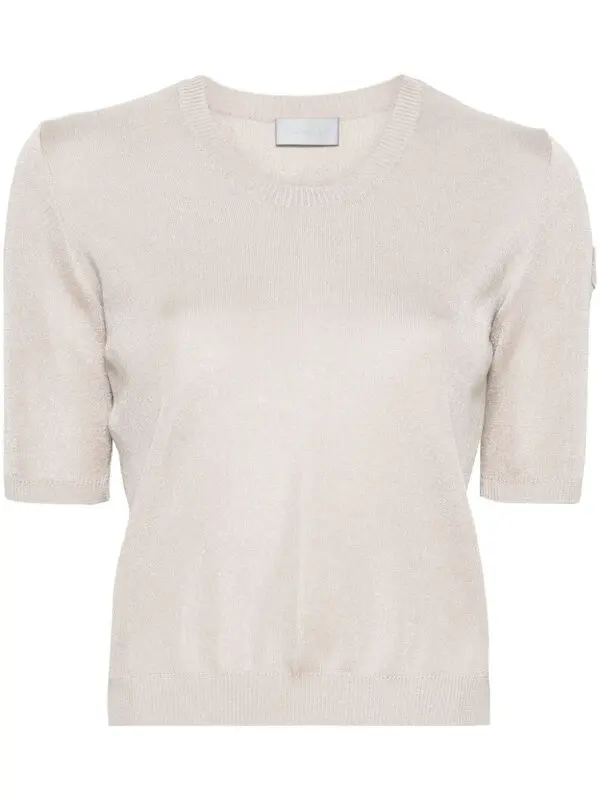 Moncler Short-sleeve Jumper - Neutrals