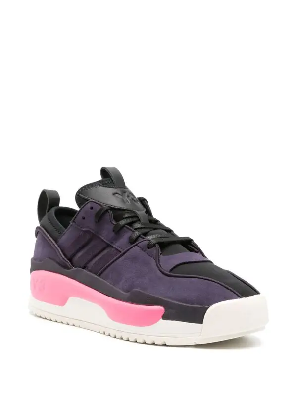 Y3 Rivalry Suede-panelled Sneakers