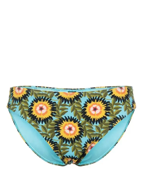 Marlies Dekkers Bellini Floral Bikini Bottom - Blue