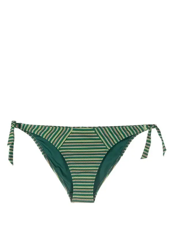 Marlies Dekkers Holi Vintage Striped Bikini Bottoms - Green