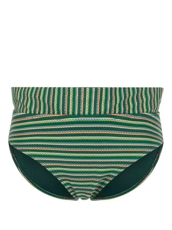 Marlies Dekkers Holi Vintage Striped Bikini Bottom - Green
