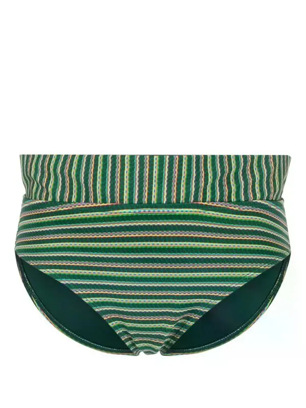 Marlies Dekkers Holi Vintage Striped Bikini Bottom - Green