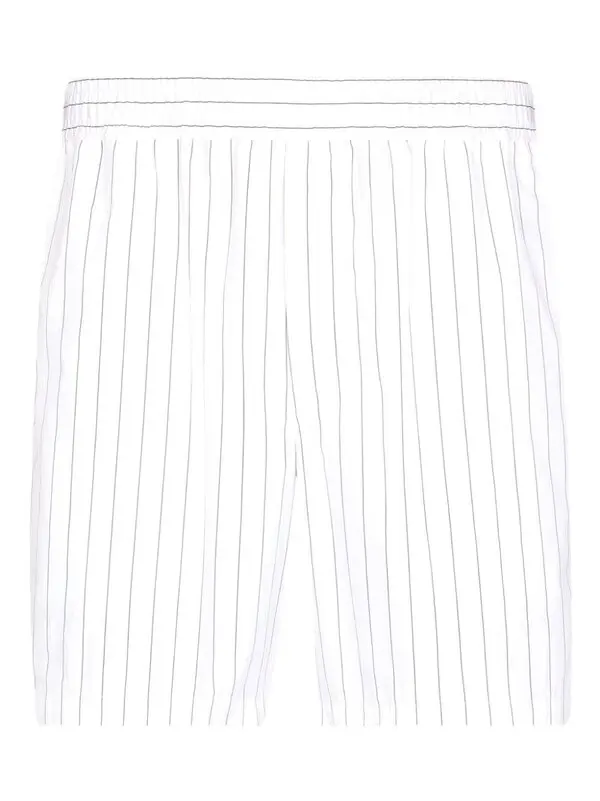 Dolce & Gabbana Striped Poplin Bermuda Shorts