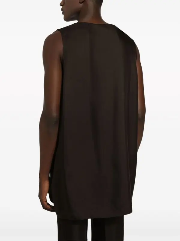 Dolce & Gabbana Scoop-neck Silk Tank Top