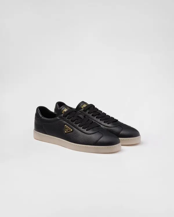 Prada Lane Leather Sneakers
