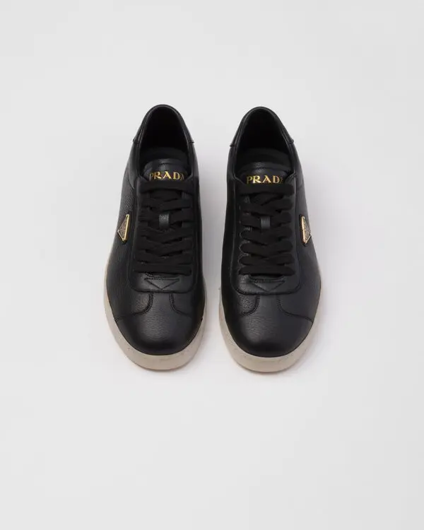 Prada Lane Leather Sneakers