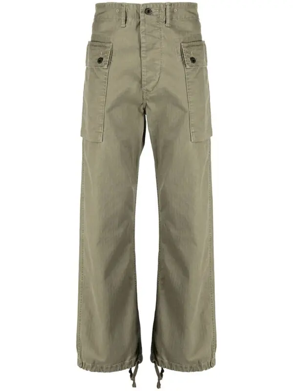 Ralph Lauren Herringbone Field Cargo Trousers - Green