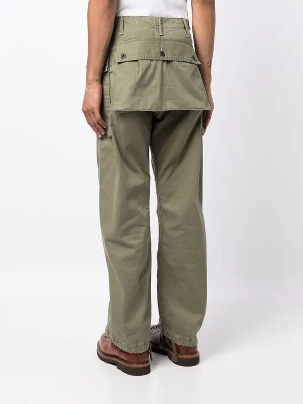 Ralph Lauren Herringbone Field Cargo Trousers - Green