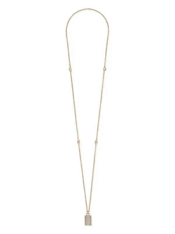 Dolce & Gabbana Logo-engraved Necklace - Gold