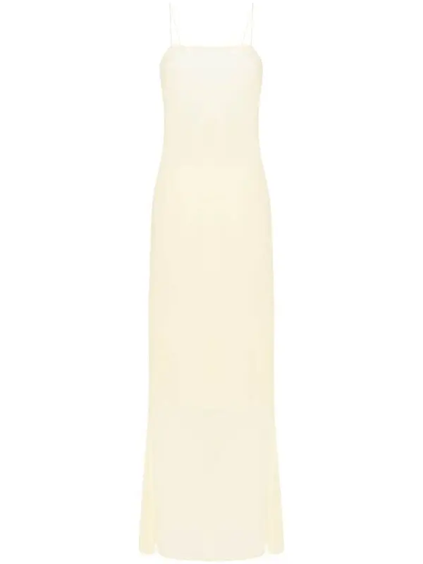 Jacquemus La Robe Brezza Slip Dress - Yellow