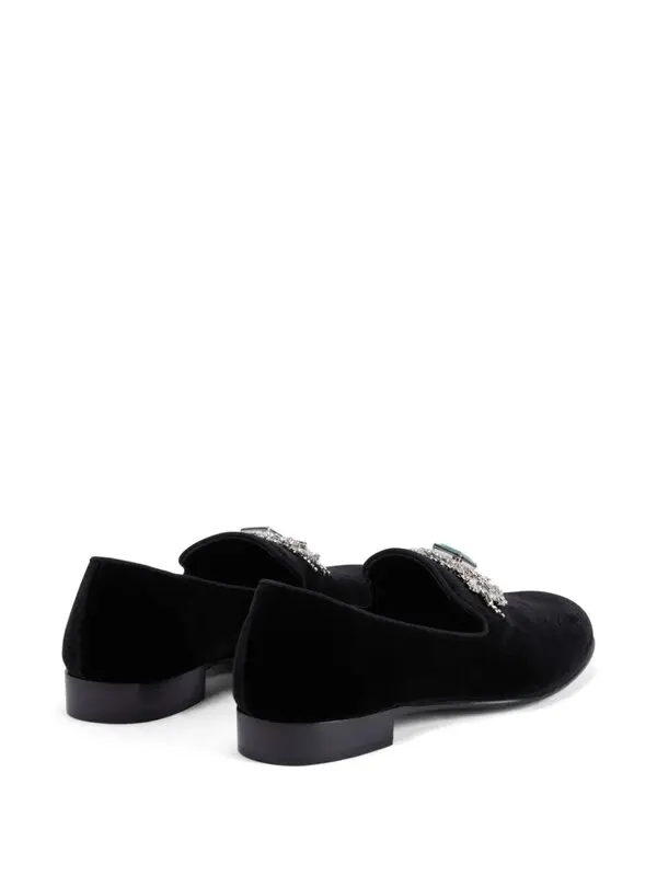 GIUSEPPE ZANOTTI Euphemiee Velvet Loafers