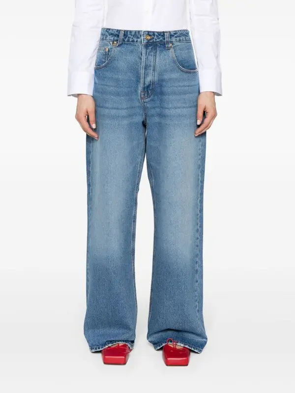 Jacquemus Nîmes Wide-leg Jeans - Blue