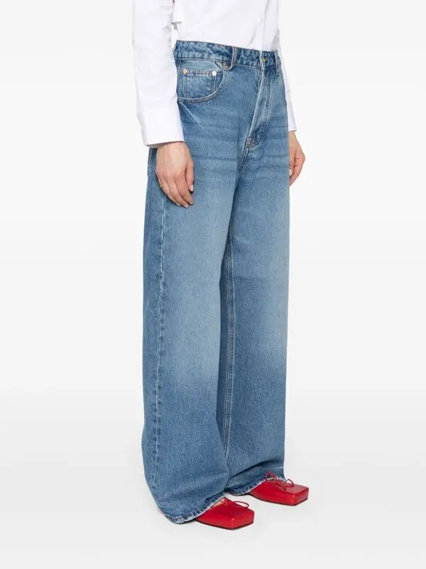 Jacquemus Nîmes Wide-leg Jeans - Blue