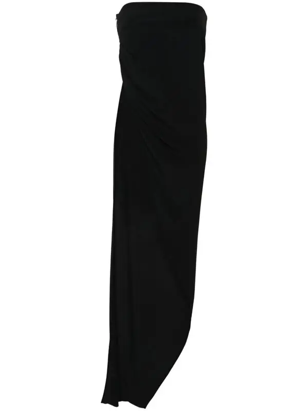 Rick Owens Asymmetric Long Top - Black