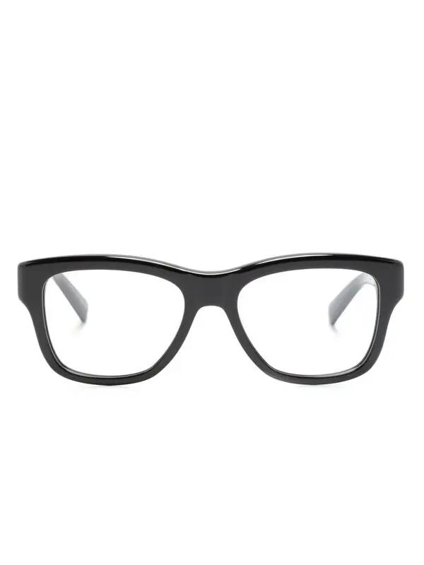 Saint Laurent 677 Square-frame Glasses - Black