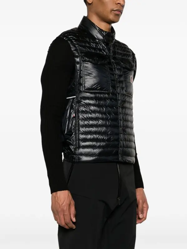 Moncler Ollon Down-feather Padded Gilet - Black