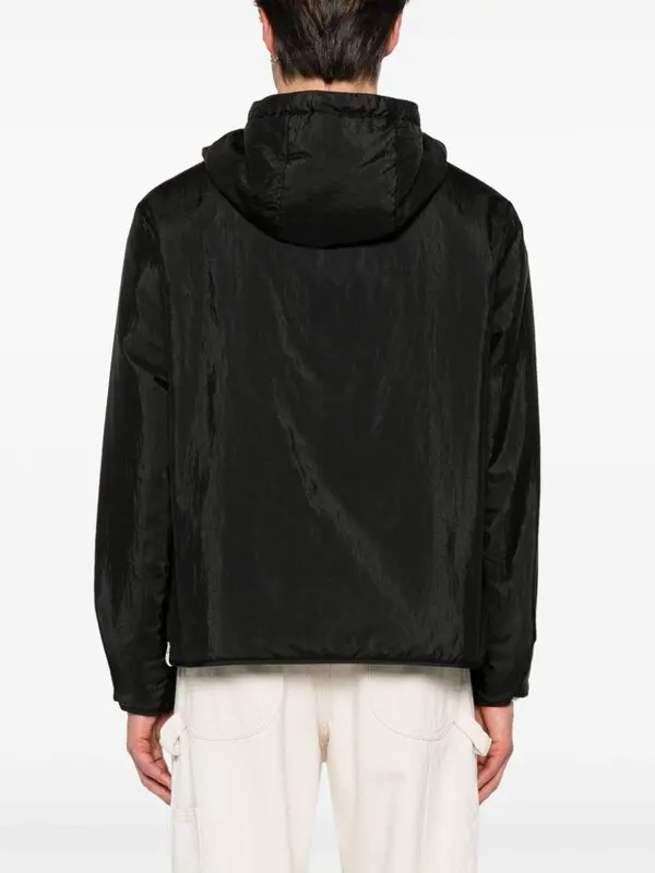 JIL SANDER Padded Hooded Jacket - Black