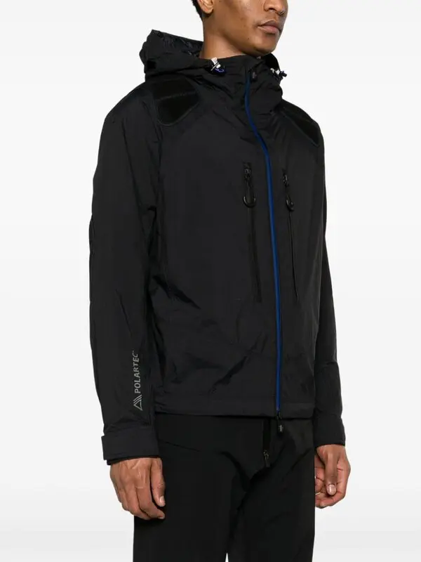Moncler Zip-up Hooded Jacket - Black