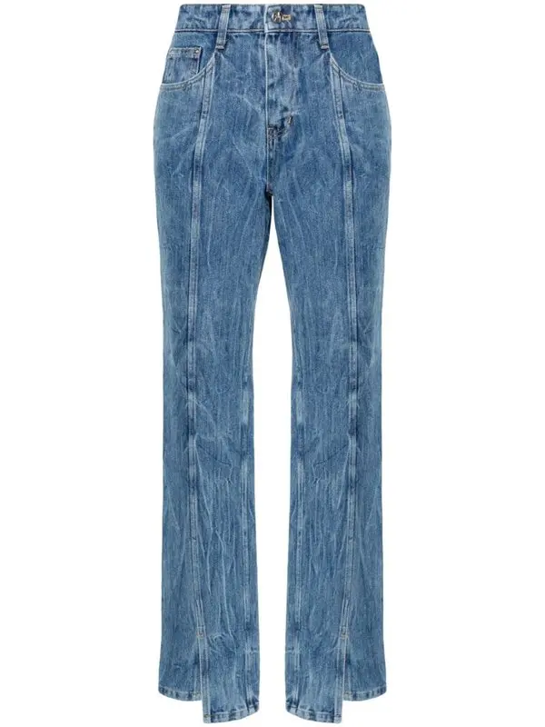Lvir Wrinkled Detailed Jeans