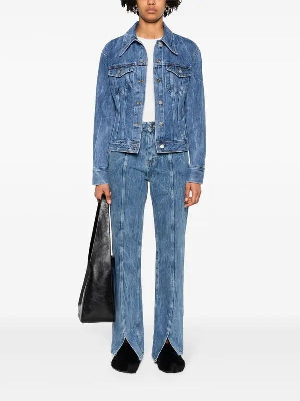 Lvir Wrinkled Detailed Jeans