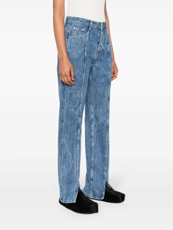 Lvir Wrinkled Detailed Jeans