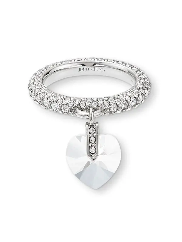 JIMMY CHOO Heart Charm Ring