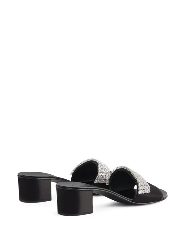 GIUSEPPE ZANOTTI 40mm Tesy Rhinestone Mules