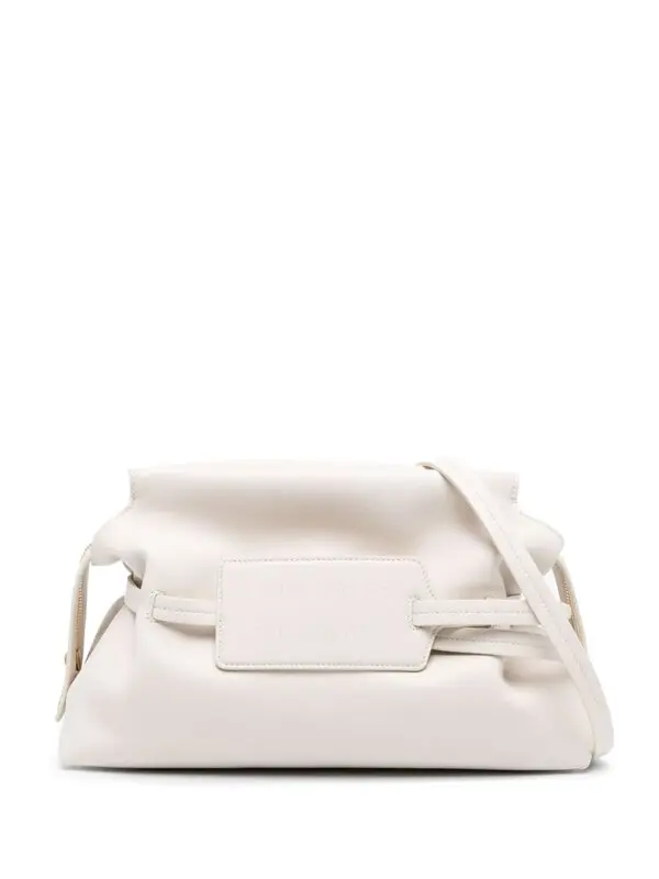 Off-White Zip Tie Clutch - Neutrals